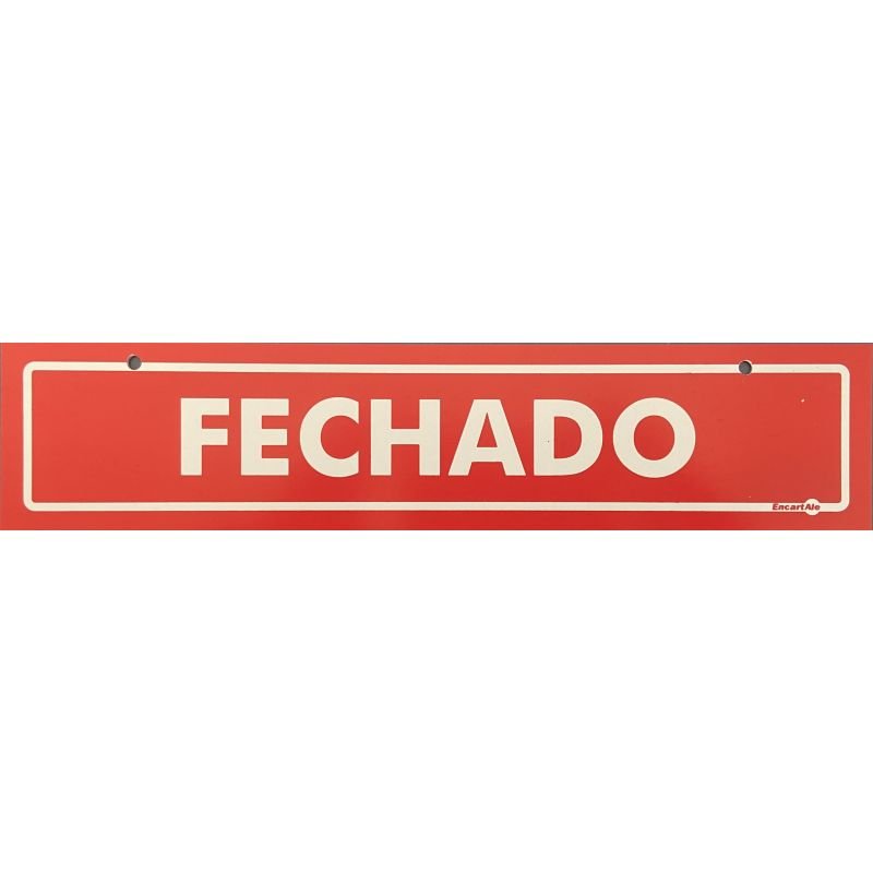 ECOCLEAN - Placa Aberto/Fechado PS-506