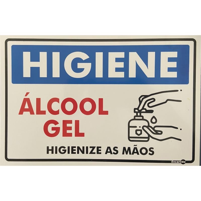 ECOCLEAN - Placa Álcool Gel PS-262