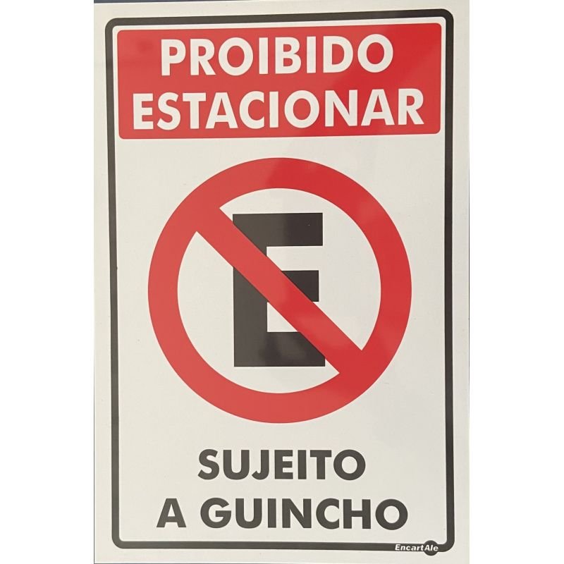 ECOCLEAN - Placa Proibido Estacionar PS-253